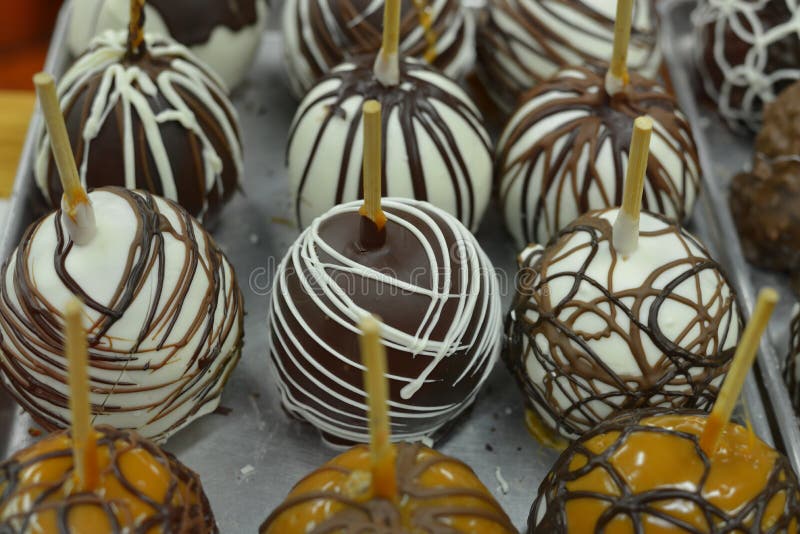 Chocolate apples stock photo. Image of chocolate, chocolates - 96878858