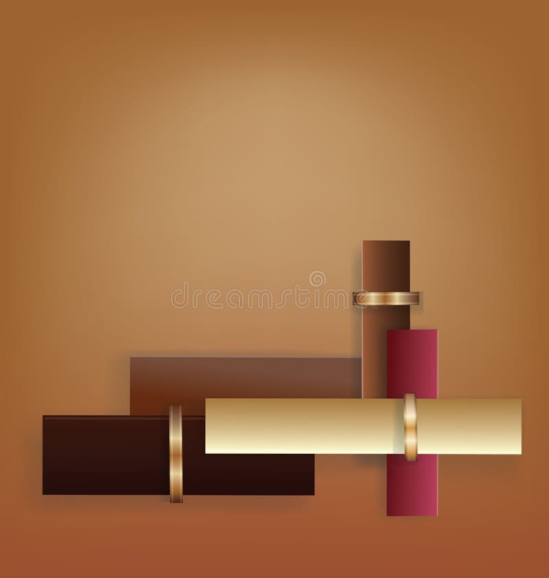 Chocolate Art Deco Geometric Background Stock Vector - Illustration of ...