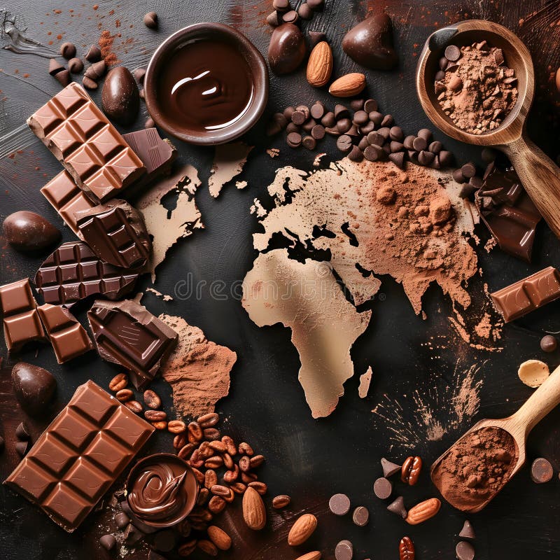Chocolate Backdrop for a Delightful World Chocolate Day Celebration ...