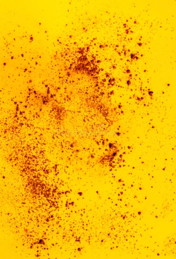 Chocolate Background on Yellow Texture. Close-up, Vertical Stock Image ...