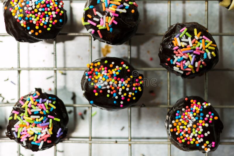 Chocolate ball stock photo. Image of topping, beautiful - 51808612