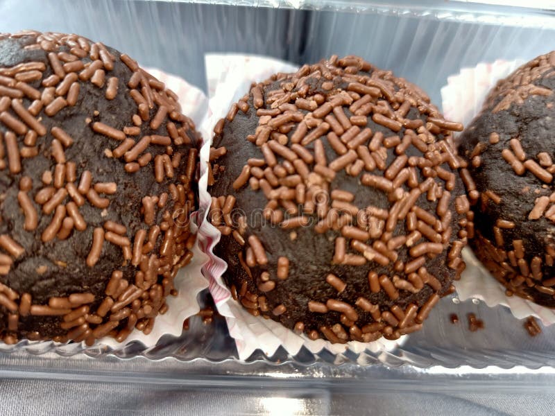 Chocolate Balls with Chocolate Rice Rice Stock Photo - Image of candy ...