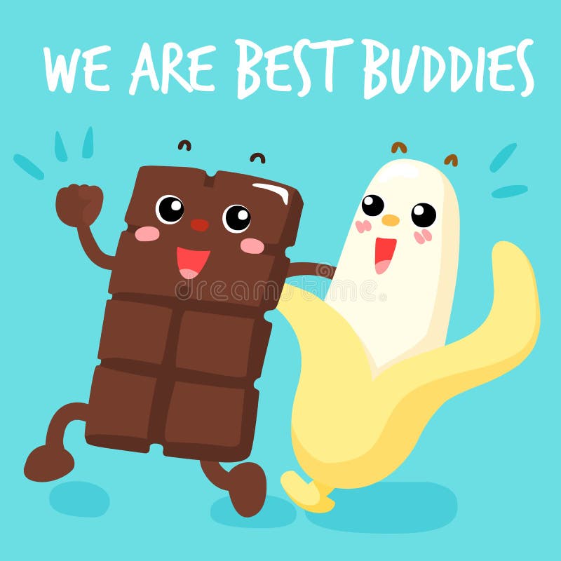 Best buddies stock illustration. Illustration of friends - 14310626