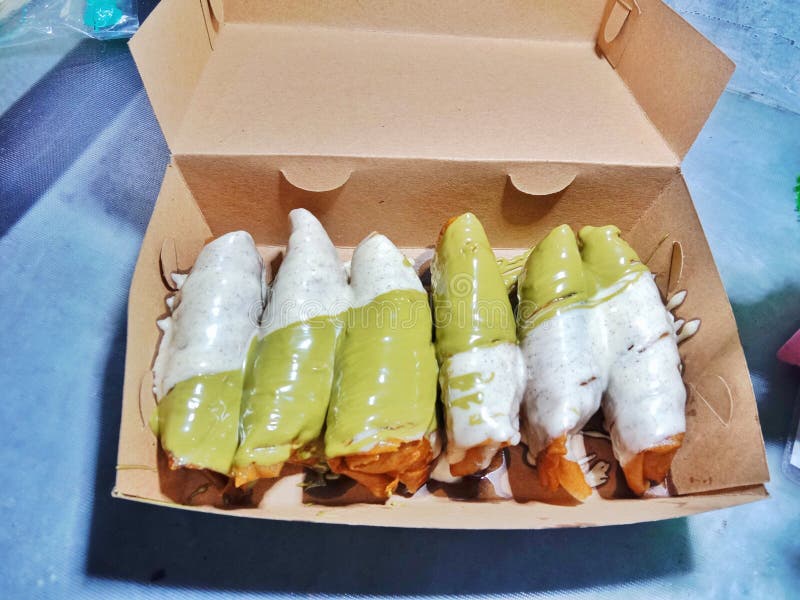 Chocolate Banana, Sweet Snack, Made from Banana, Chocolate and Spring ...