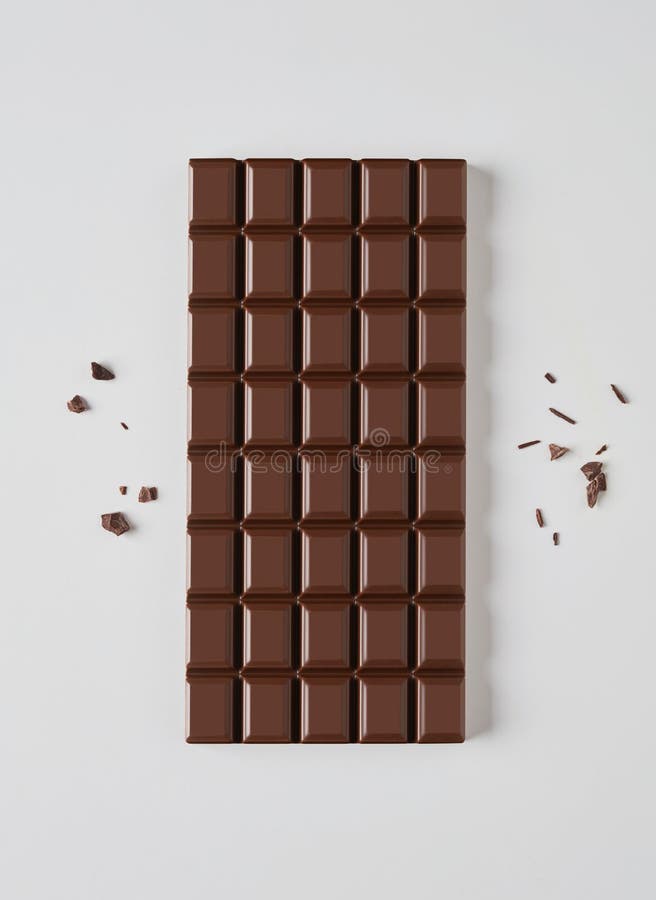 Brown chocolate bar stock image. Image of candy, shot - 160352657