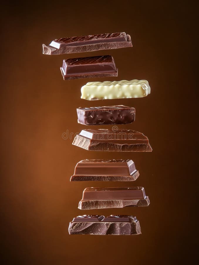 A chocolate bar is stock illustration. Illustration of candy - 349098922