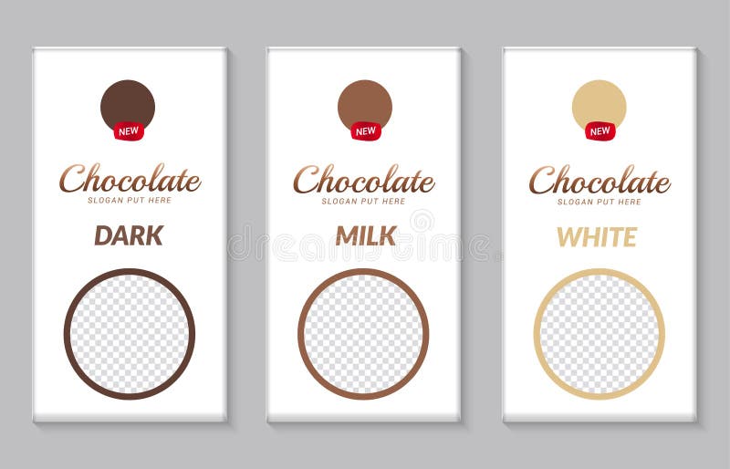 Chocolate Bar Packaging Template Design. Chocolate Branding Product ...