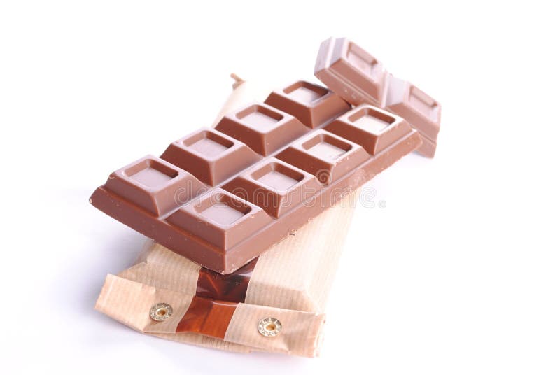 Chocolate bar and a packet stock image. Image of cube - 27129067
