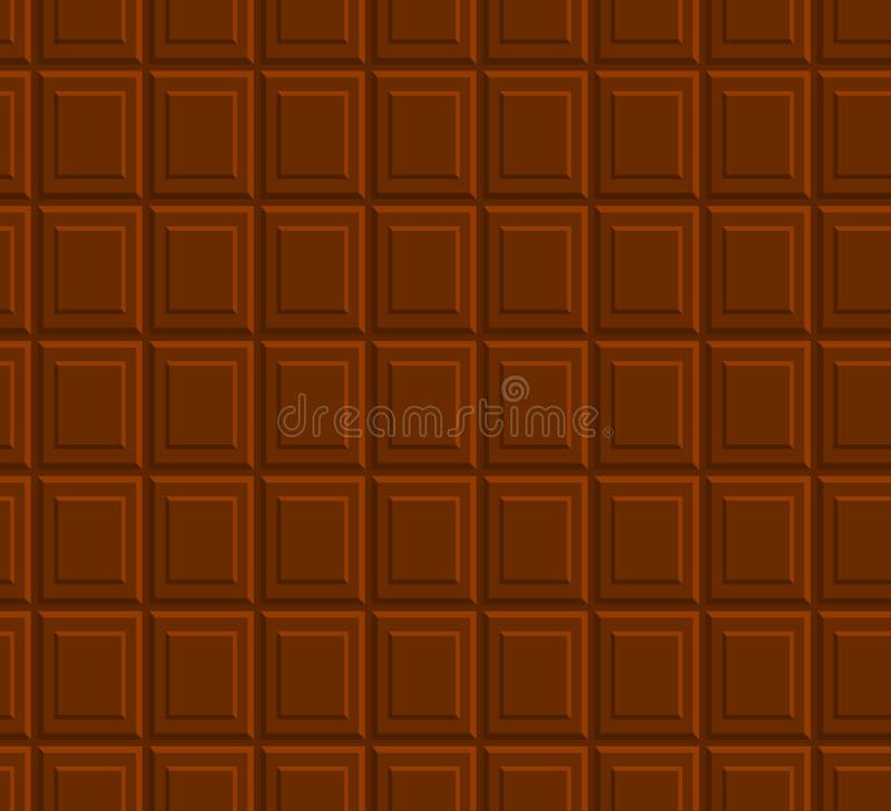 Chocolate Bar Seamless Pattern Stock Vector - Illustration of tiled ...