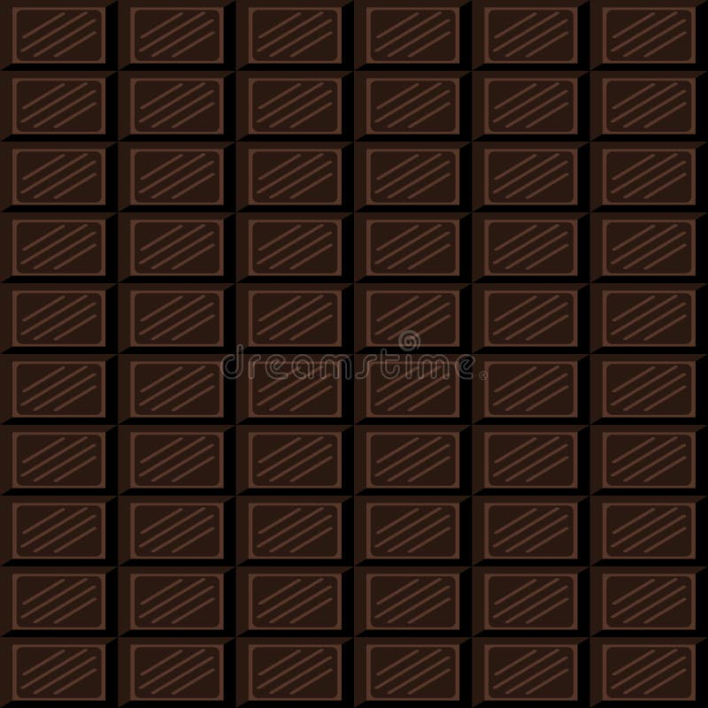 Chocolate Bar Seamless Pattern. Stock Vector - Illustration of element ...