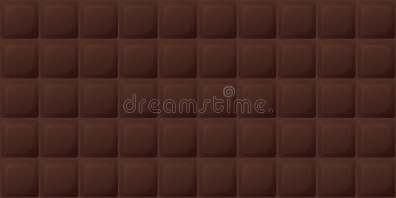 Chocolate Bar Square Shape Seamless Pattern Background Stock ...