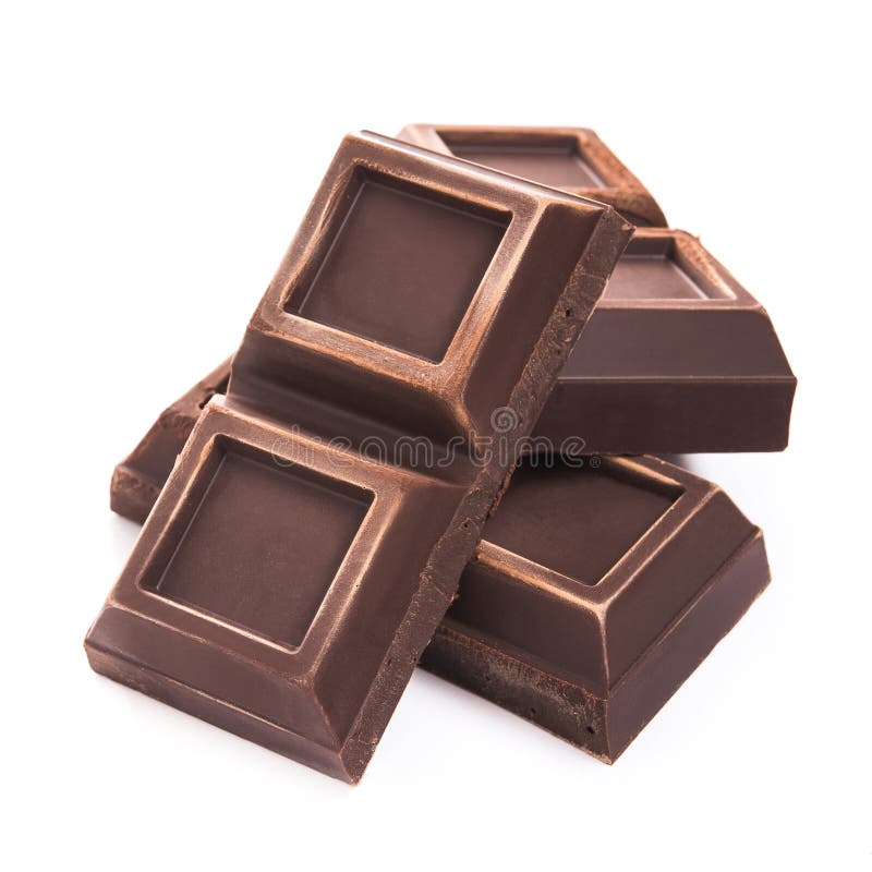 Chocolate Bar Stack Isolated Stock Image - Image of chunk, candy: 139796203