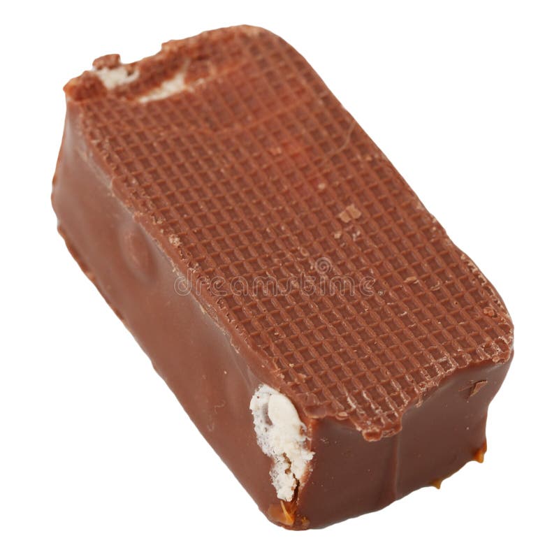 A Chocolate Bar with a Waffle Pattern Stock Photo - Image of diet ...