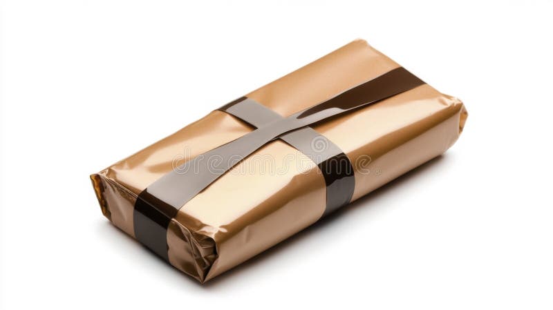 Chocolate Bar Wrap Packaging Mockup on Isolated White Background Stock ...