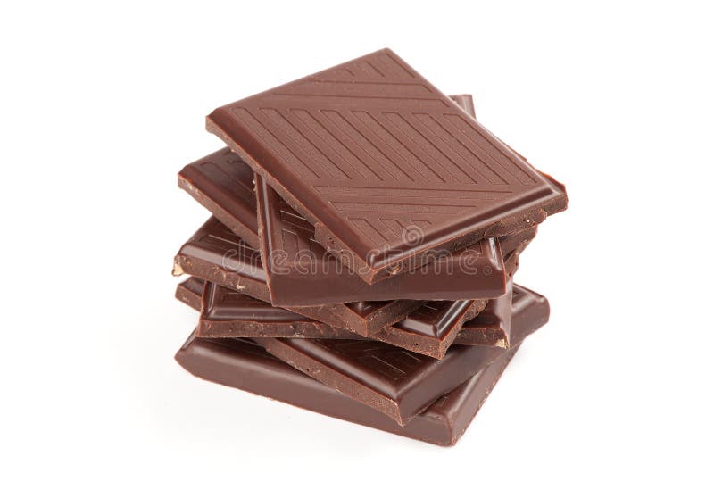 Chocolate bars stack stock image. Image of cutout, antioxidant - 35348703