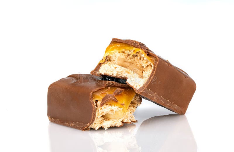 Slice Chocolate Bars with Nuts Stock Image - Image of milk, sweet ...