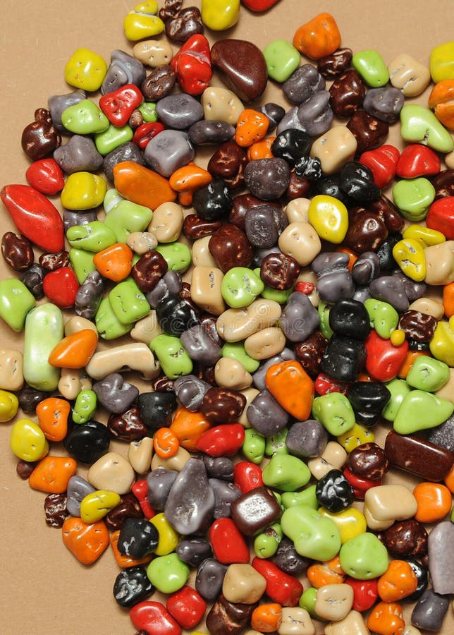 Chocolate Beans, Colorful Sweets Stock Photo - Image of green, corn ...