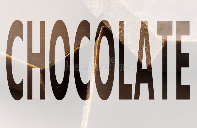 Chocolate in the symbol stock image. Image of delicious - 101366677