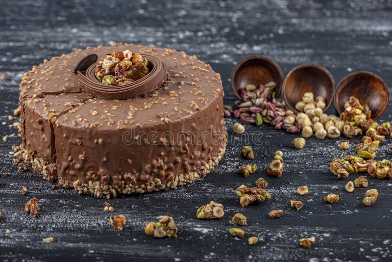 Chocolate Birthday Cake with Croquant. Age Cakes Chocolate Caramel ...