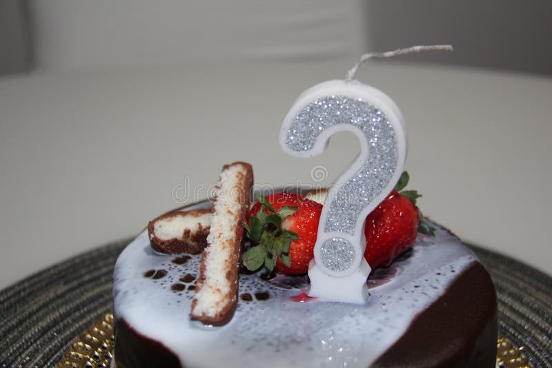 Question Mark Birthday Candle Icing Stock Photos - Free & Royalty-Free ...