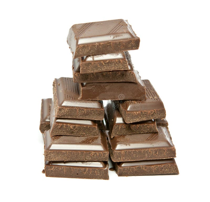 Chocolate blocks stock photo. Image of copy, cross, white - 23533788