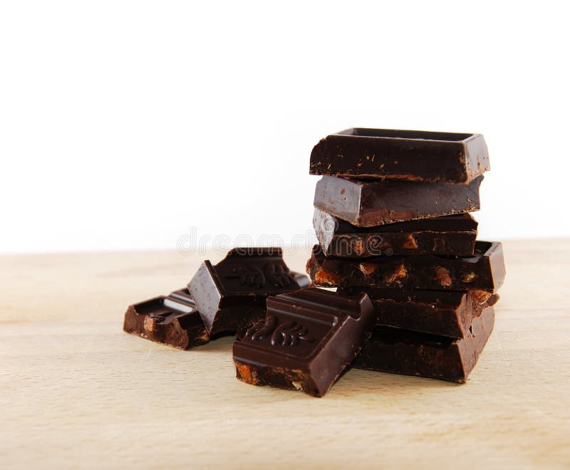 Chocolate blocks stock photo. Image of sweet, delicious - 3857638