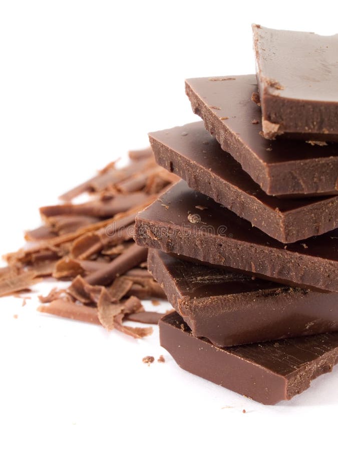 Chocolate blocks stock photo. Image of cocoa, white, lifestyle - 48806342