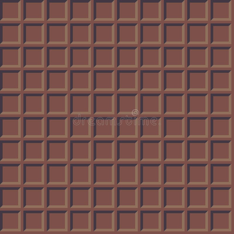 Chocolate Blocks Pattern stock vector. Illustration of shape - 115135131