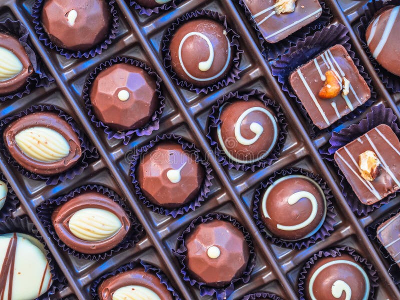 Chocolate box stock photo. Image of sweets, gourmet, candy - 41569606