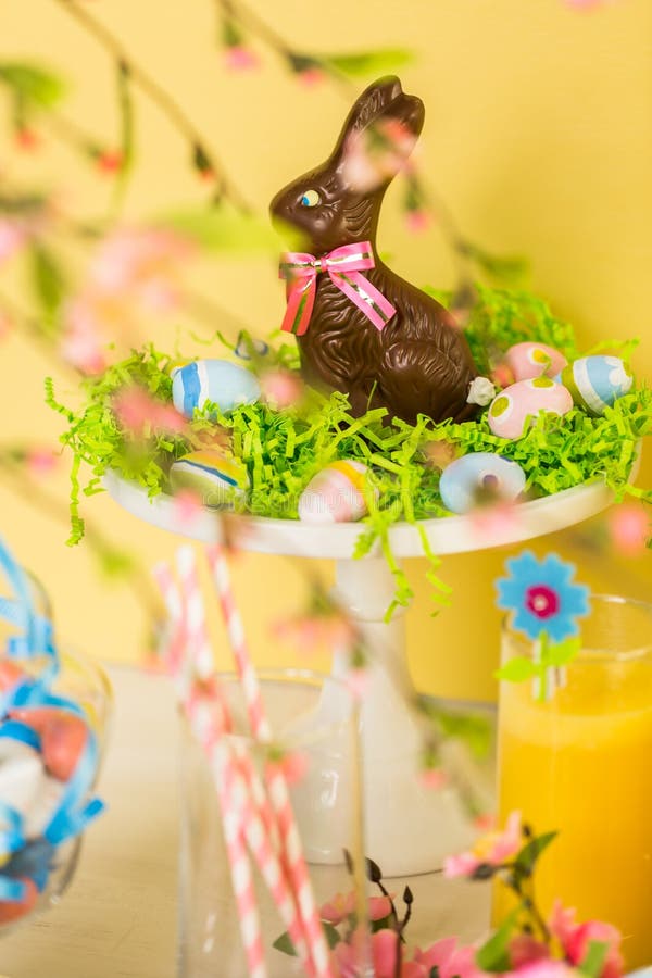 Chocolate bunny stock image. Image of sweet, beverage - 88391183