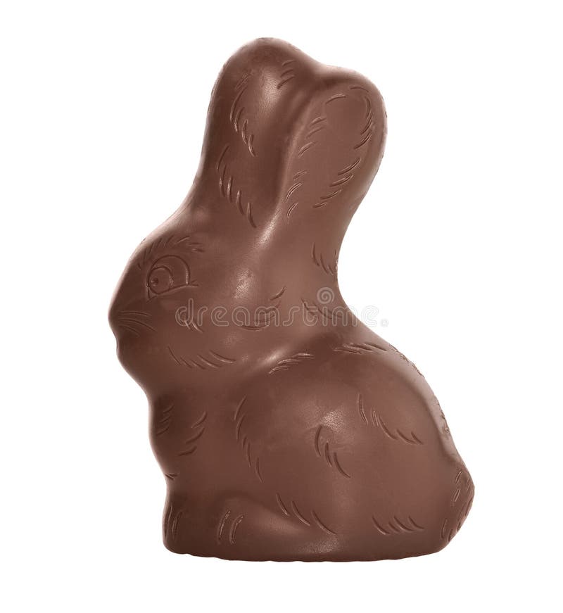 Chocolate Bunny And Easter Eggs Stock Image - Image of green, blue ...