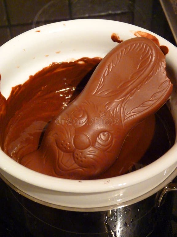 Chocolate-bunny stock image. Image of utilize, melt - 303968687