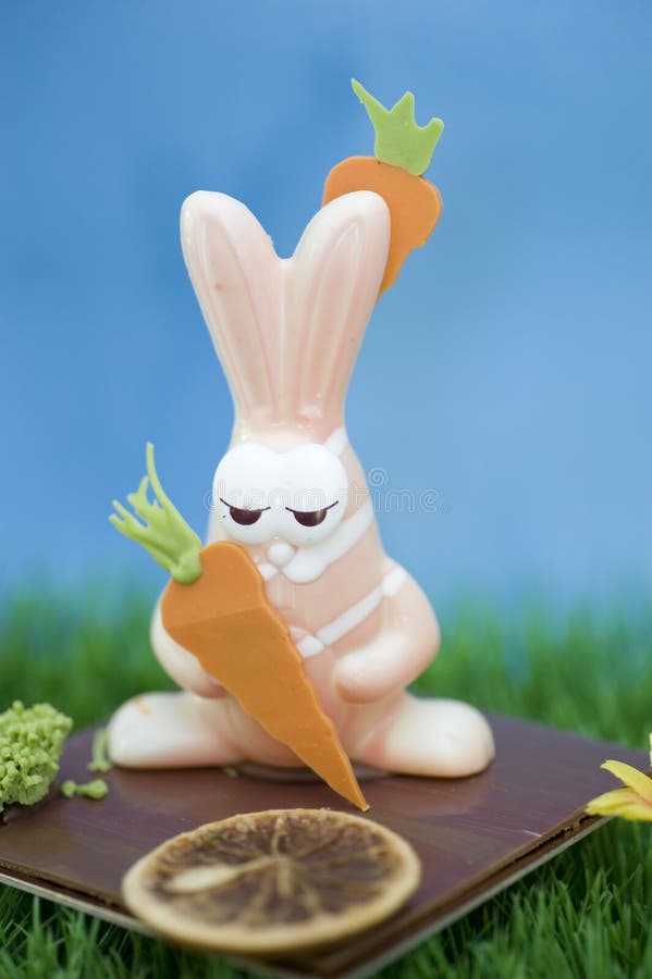 Chocolate bunny stock photo. Image of slice, bakery, sugar - 76339742