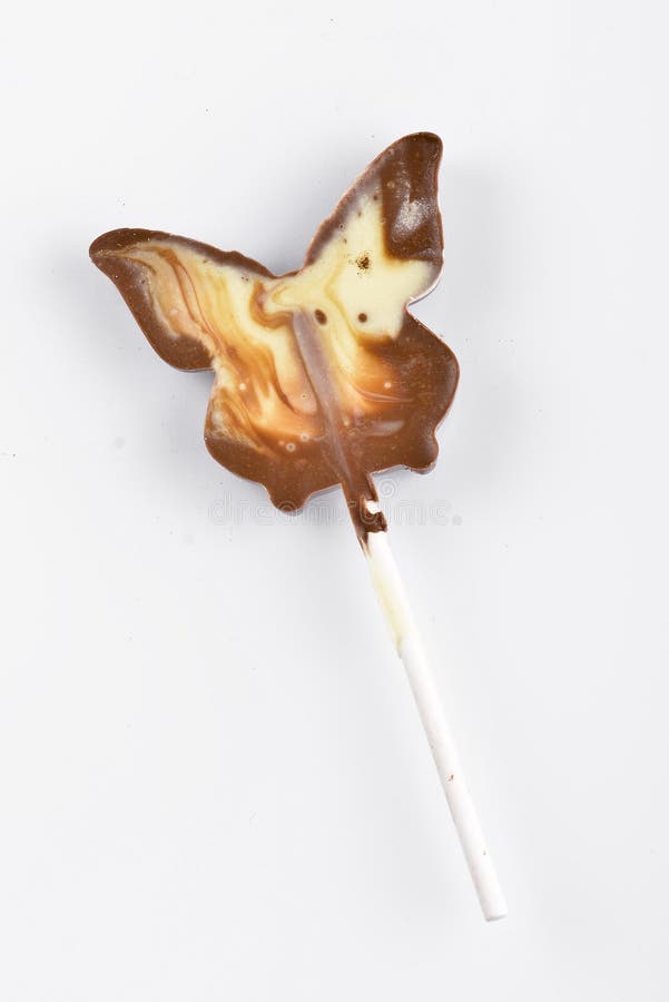 Chocolate Butterfly stock image. Image of taste, beautiful - 47477507