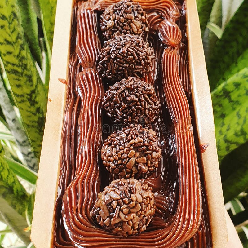 Chocolate cake box stock photo. Image of soil, produce - 187035436