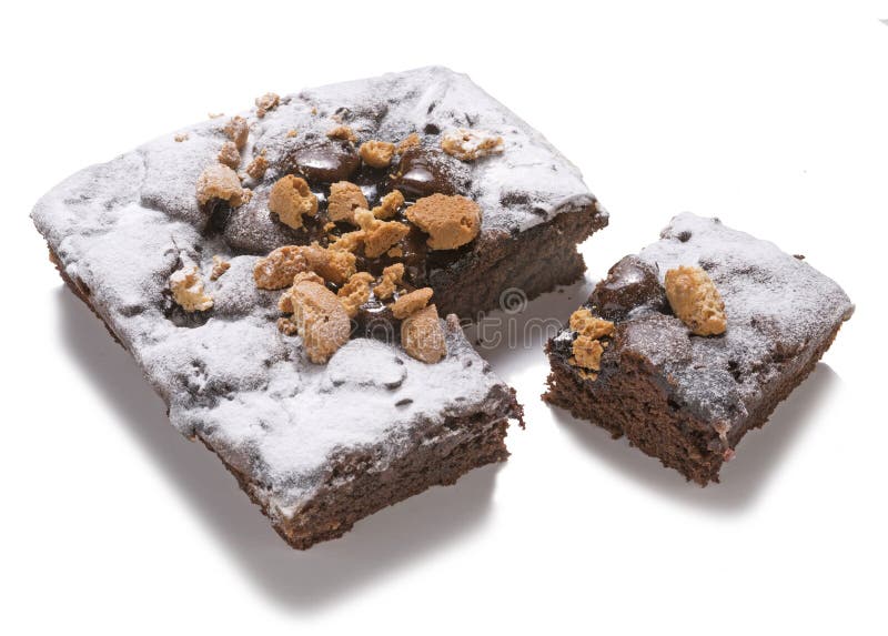 Chocolate cake stock image. Image of sweet, eating, macro - 81656211