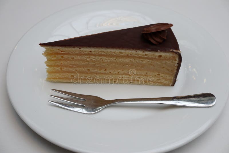 Chocolate Cake in Munich, Germany Stock Image - Image of close, cake ...