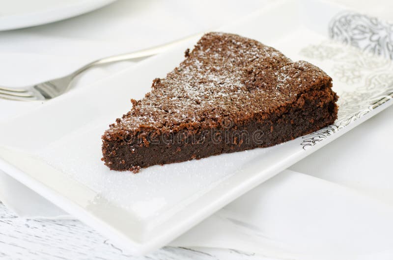 Chocolate cake stock image. Image of sweet, cake, portion - 36087507