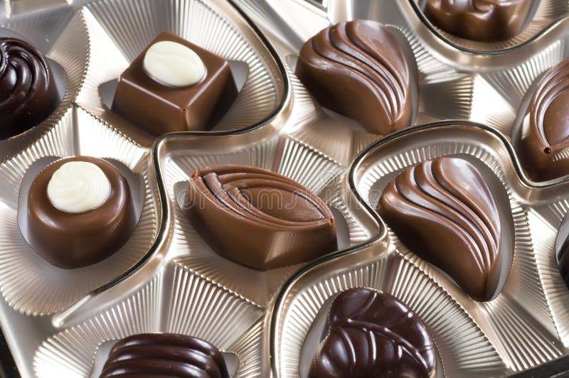 Chocolate candies stock photo. Image of addiction, brown - 12868950
