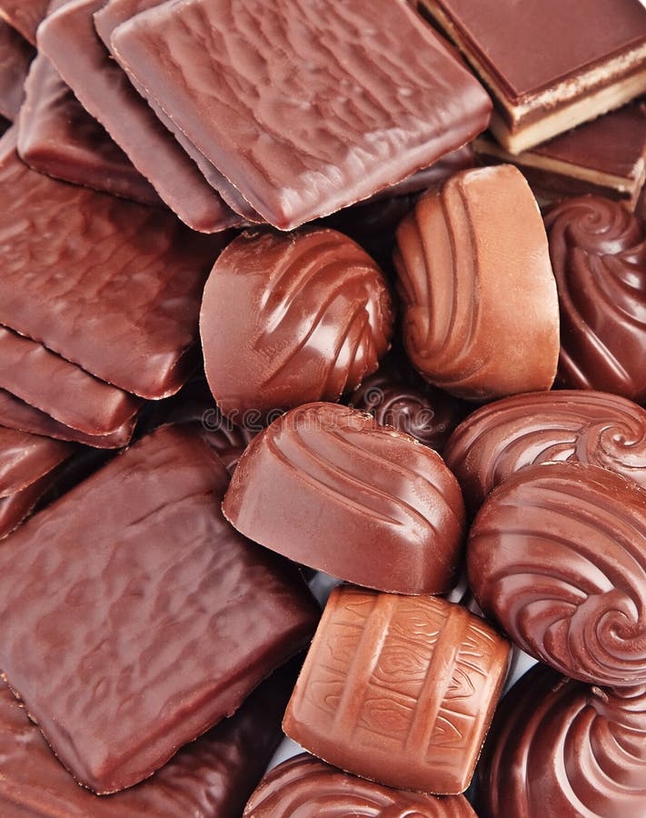 Chocolate stock image. Image of holiday, assortment, cacao - 26747327
