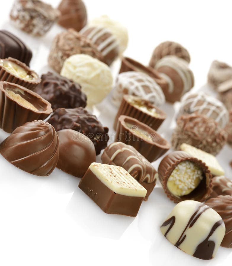 Chocolate Candies stock photo. Image of treats, pralines - 27712056