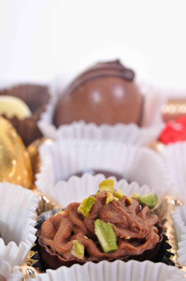 Chocolate Candies stock image. Image of closeup, gourmet - 8012861
