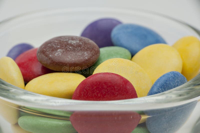 Chocolate Candies Different Colors Stock Photo - Image of confectionery ...