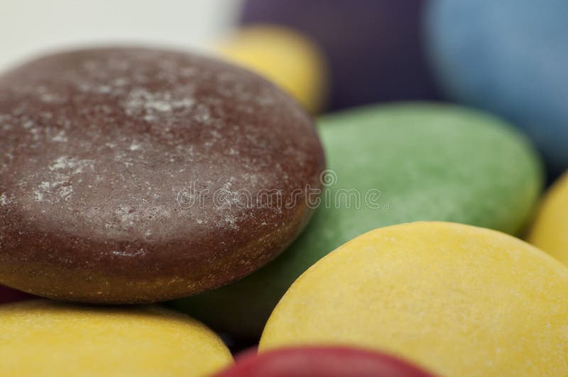 Chocolate Candies Different Colors Stock Image - Image of circles ...