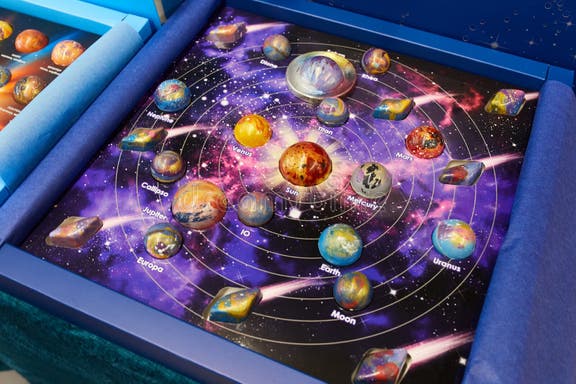 Chocolate Candies Planets in the Solar System Editorial Stock Image ...