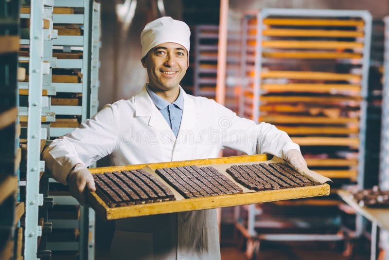 Chocolate candy making stock image. Image of sweets - 132045157