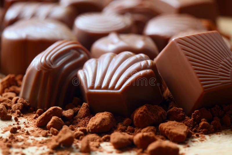 Chocolate candy stock photo. Image of wafer, sweet, dessert - 24917488