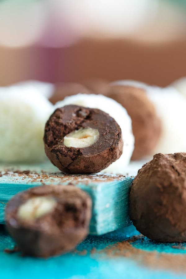 Chocolate Candy. Assorted Handmade Chocolates Stock Image - Image of ...