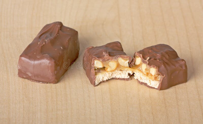 Chocolate Candy Bar stock photo. Image of snack, broken - 12633036