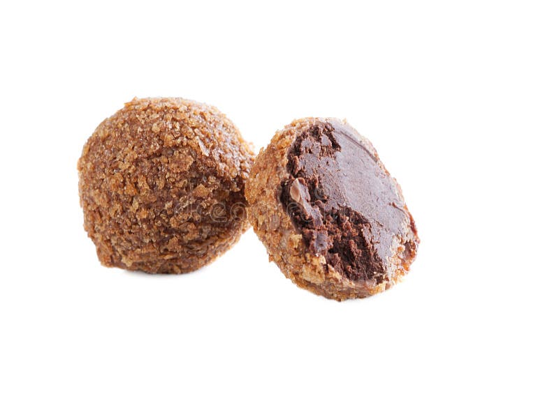 Chocolate Candy with Burnt Sugar, Close-up Stock Image - Image of candy ...